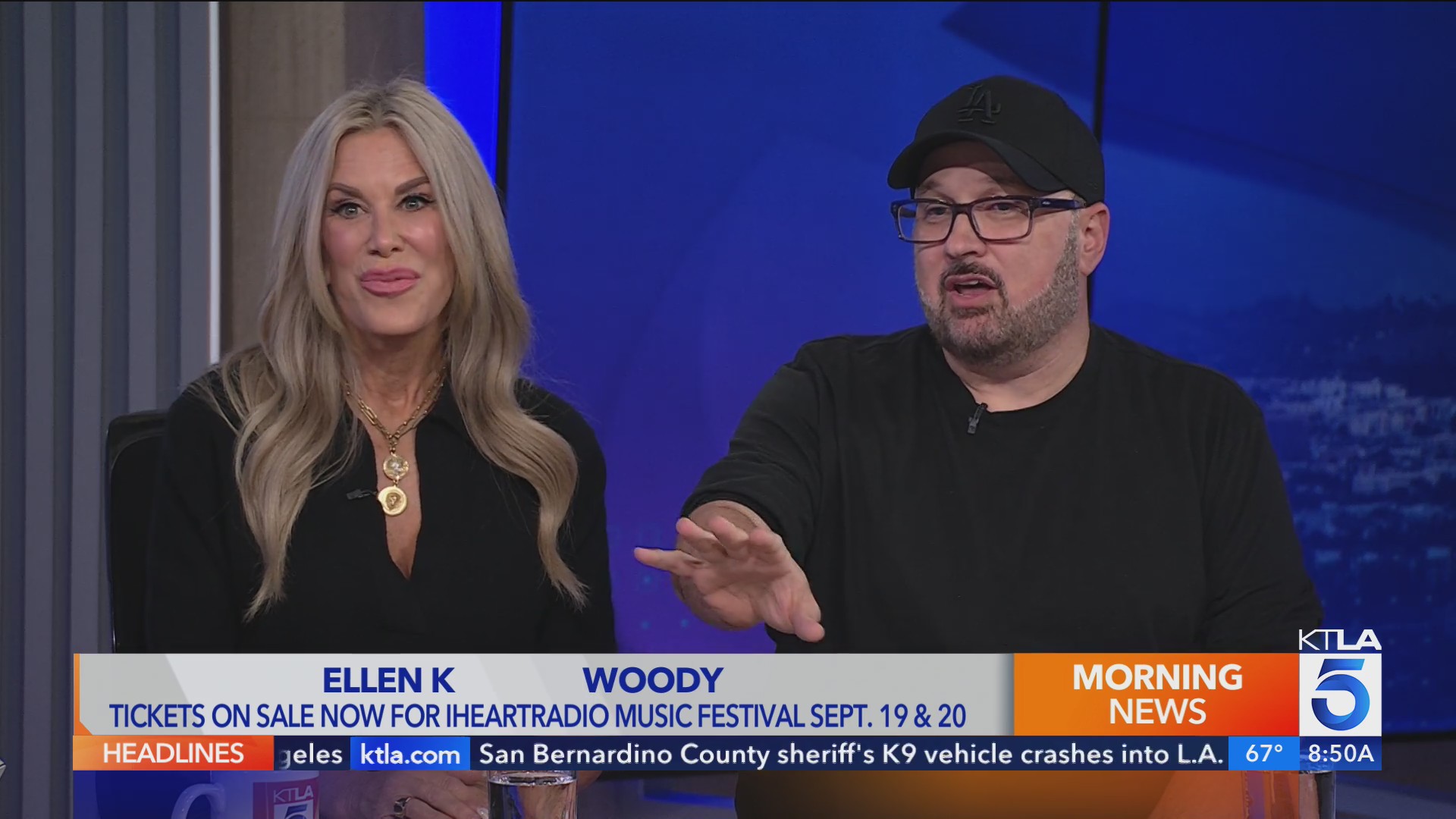 Ellen K and Woody talk iHeartRadio Music Festival – KTLA