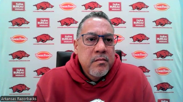 Arkansas assistant coach Chuck Martin previews matchup with No. 8 ...