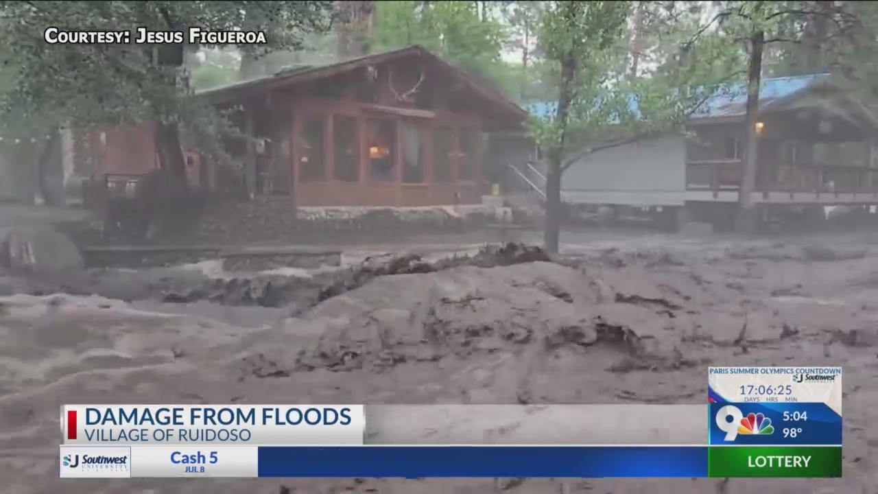 Ruidoso residents evacuate to due floods – KTSM 9 News