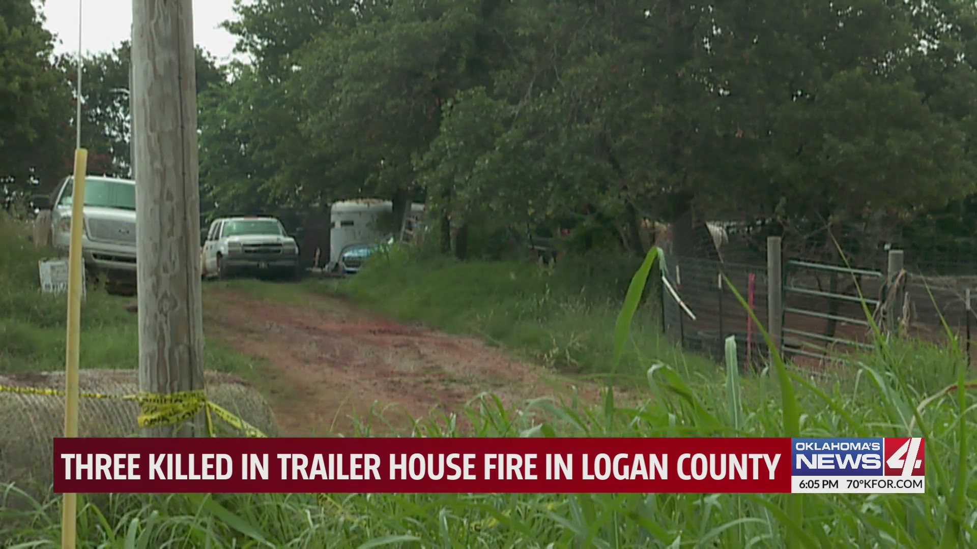 Three killed in trailer house fire in Logan County – KFOR.com Oklahoma City