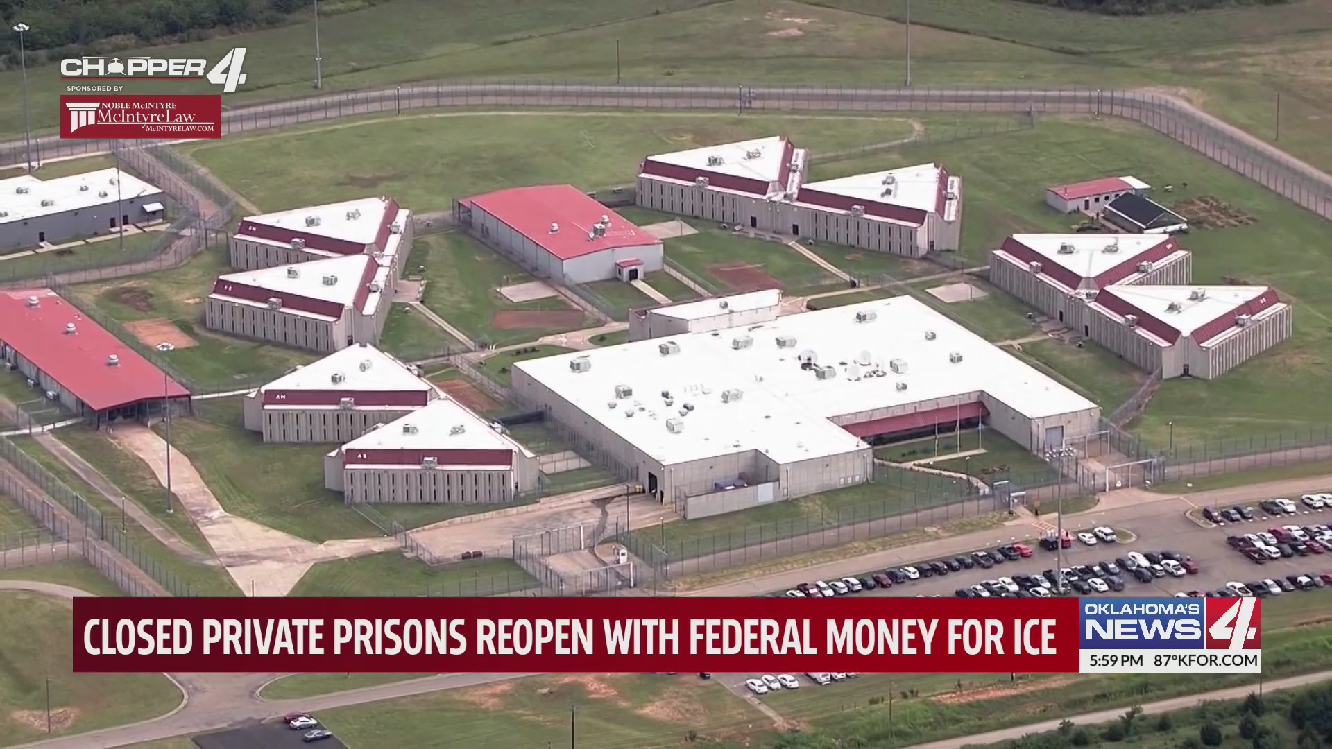 Closed private prisons reopen with federal money for ICE – KFOR.com ...