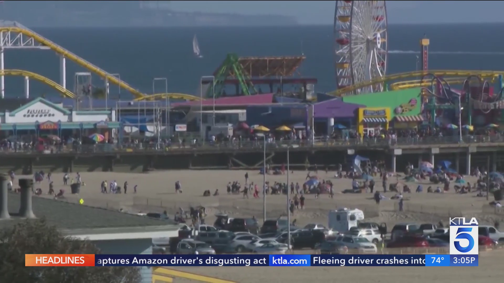 Santa Monica beachgoers affected by heatwave, high bacteria levels in ...