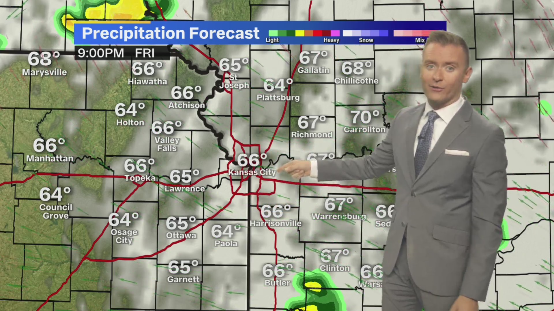 Friday afternoon forecast – FOX 4 Kansas City WDAF-TV | News, Weather ...