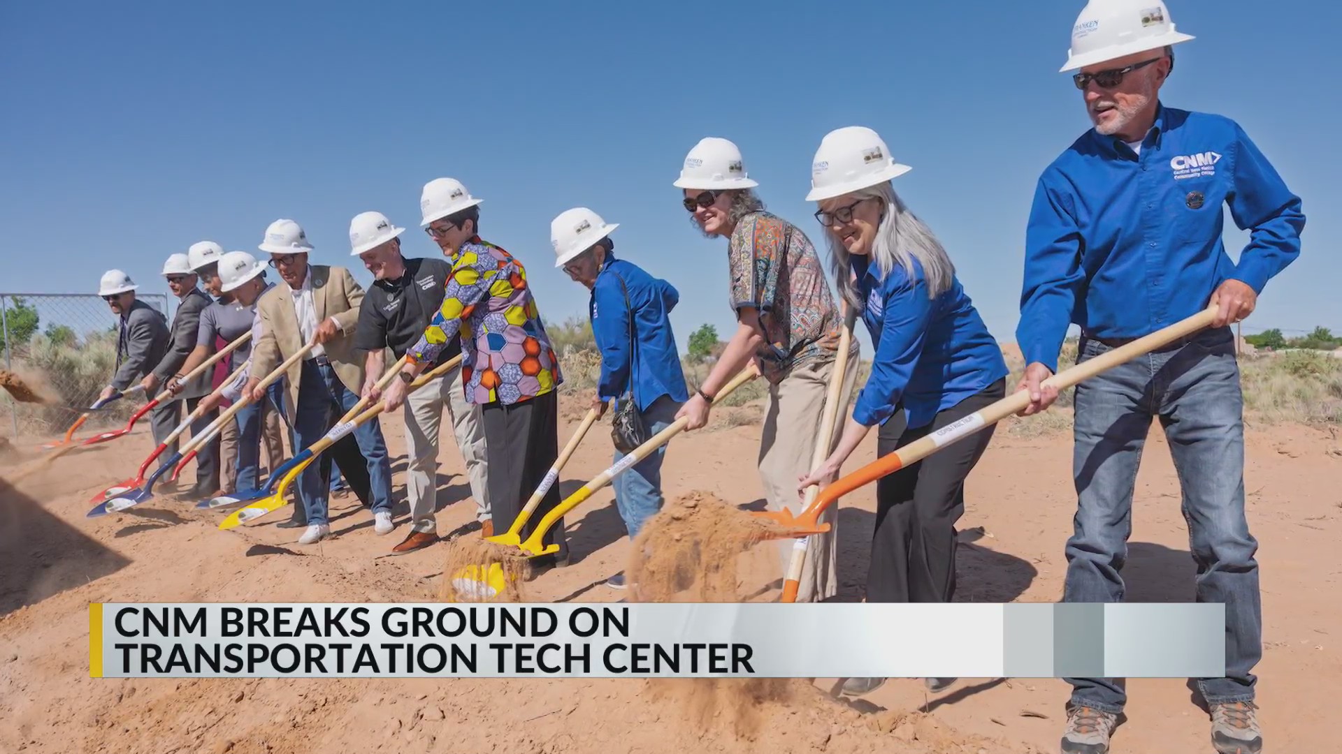 CNM breaks ground on transportation technology center – KRQE NEWS 13 ...