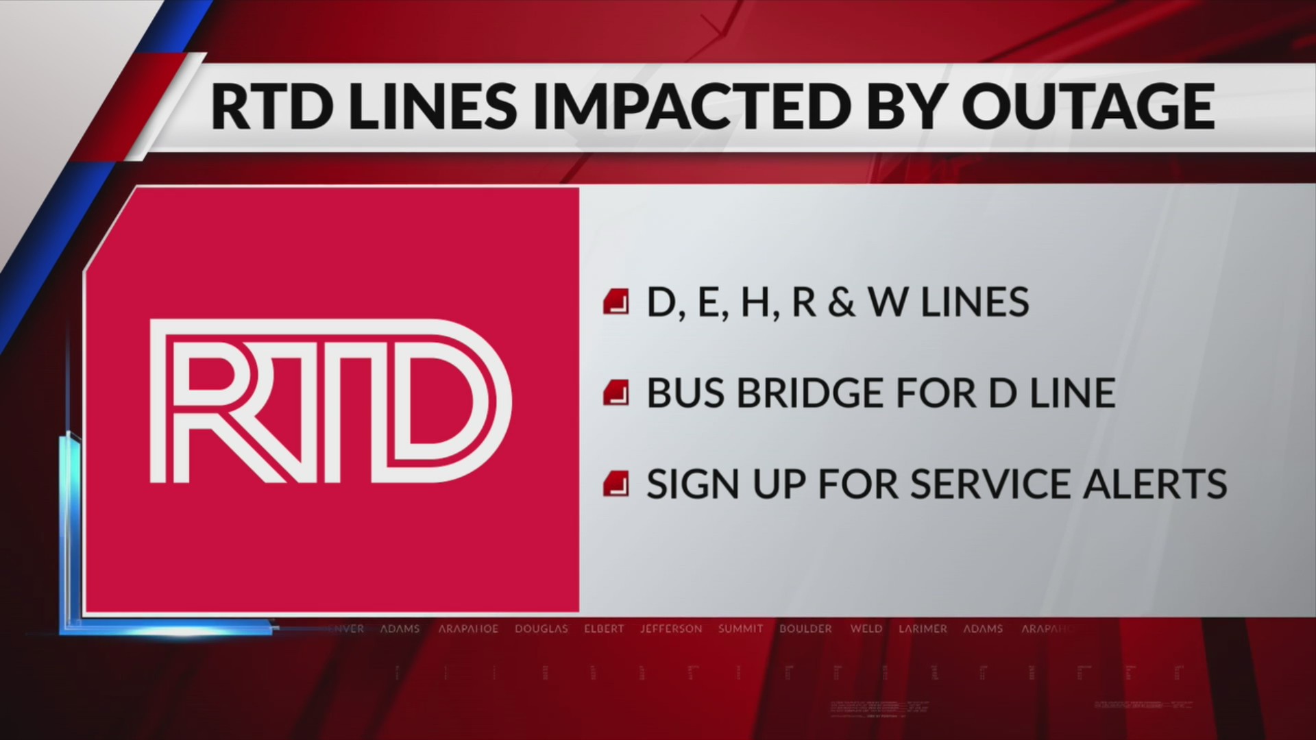 RTD experiencing significant delays caused by global tech outage ...