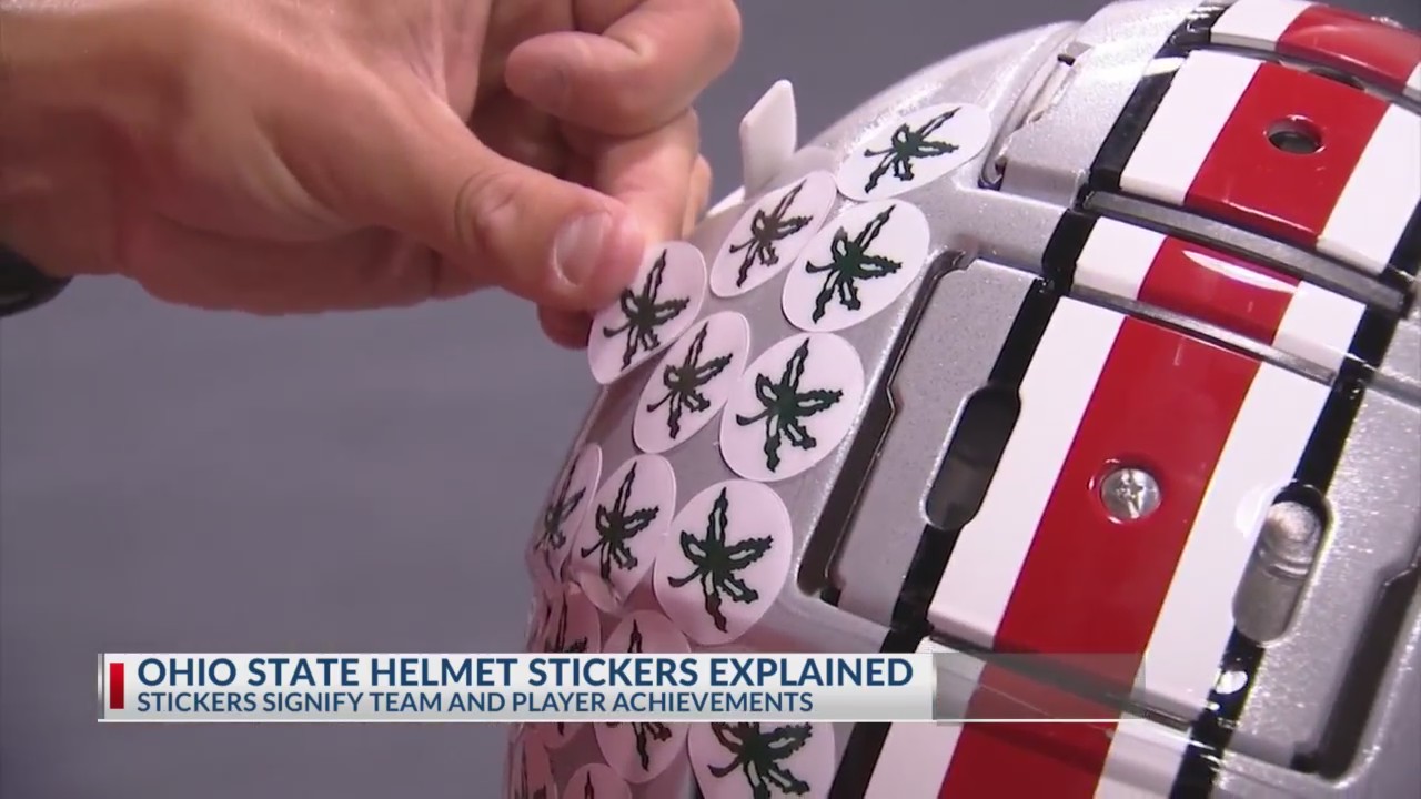 Meaning of Ohio State’s buckeye helmet stickers – NBC4 WCMH-TV