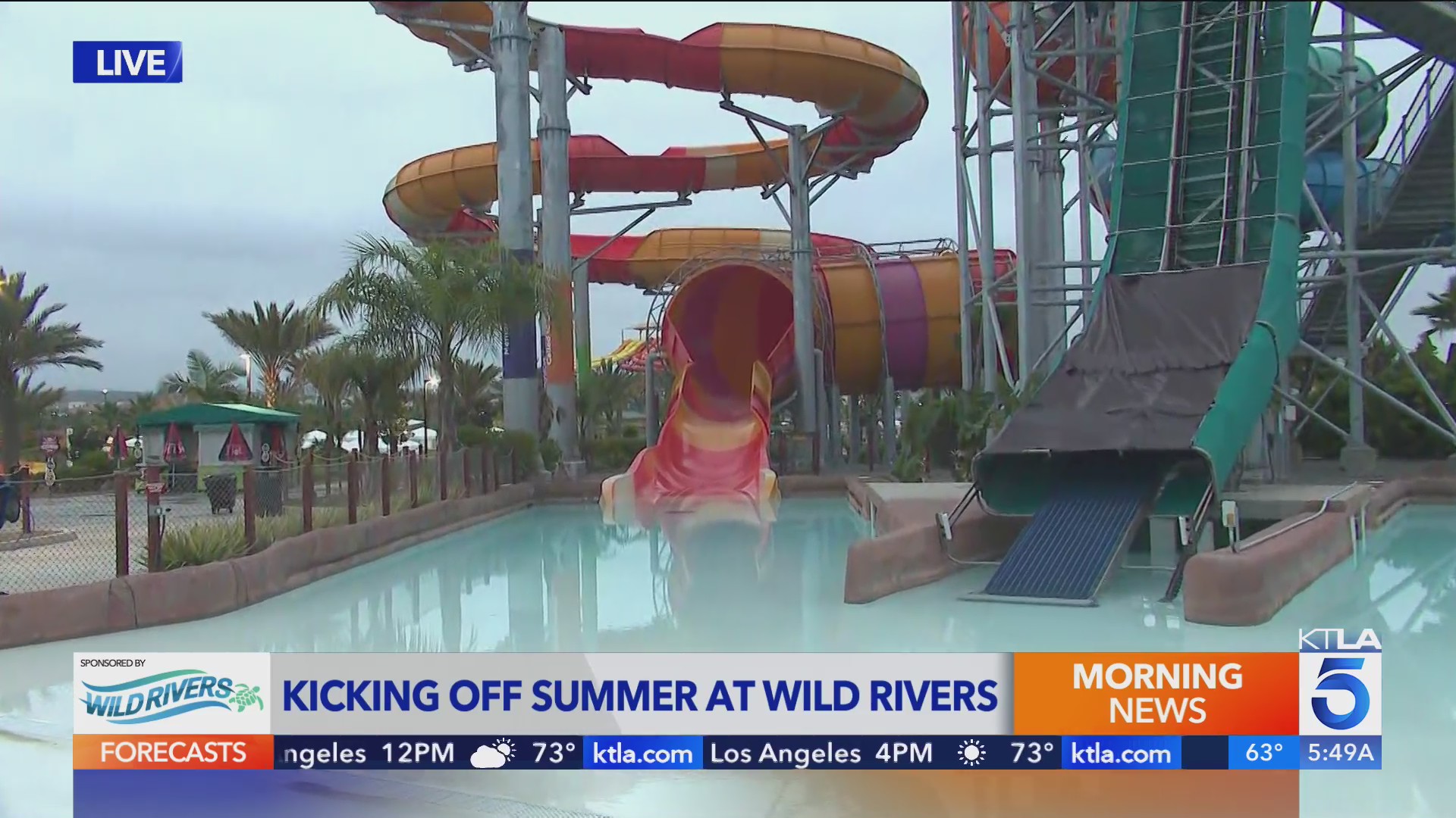 Kicking off summer at Wild Rivers (5 a.m.) – KTLA