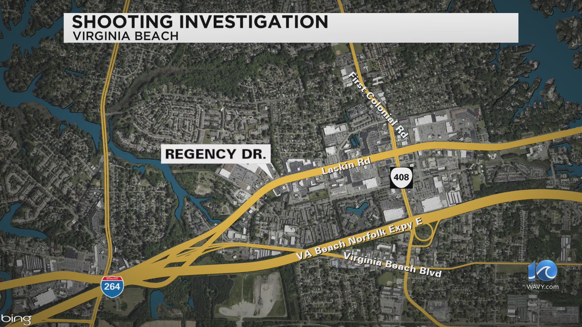 Police: 1 shot on Regency Drive in Virginia Beach – WAVY.com