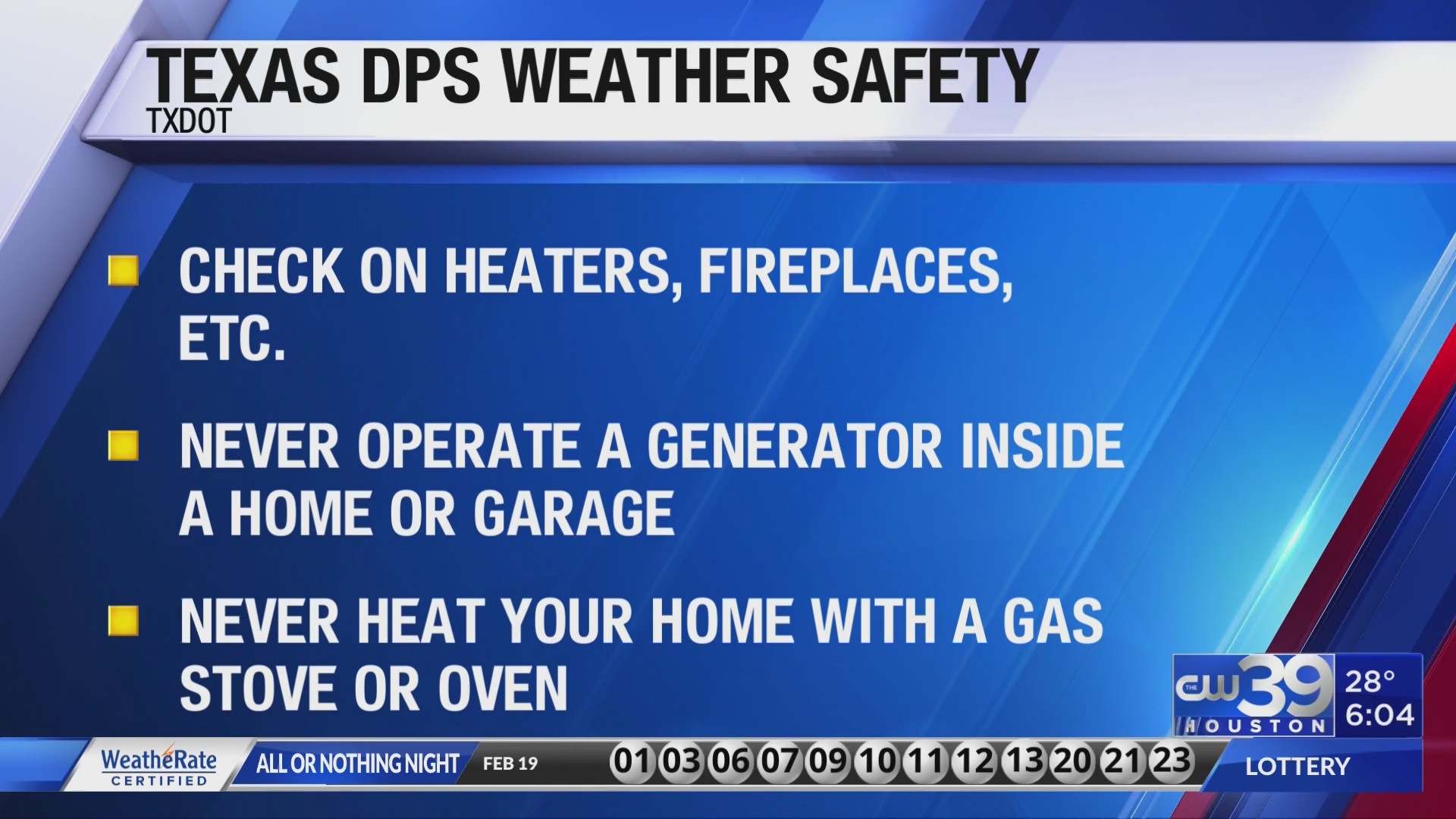 Texas DPS Weather Safety Tips | CW39 Houston – CW39 Houston
