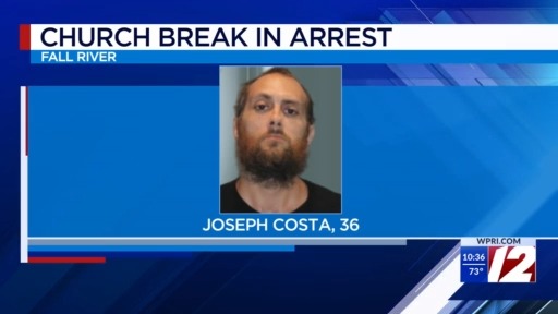Man charged in series of Fall River church thefts – WPRI.com