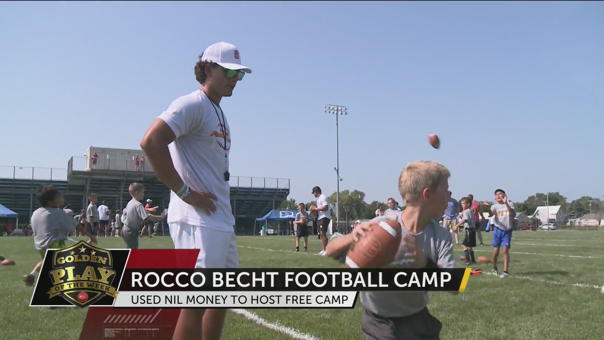 Golden Play of the Week: Rocco Becht holds football camp in Perry ...
