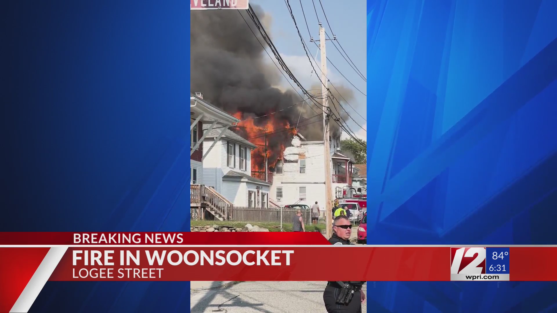 Crews battle fire in Woonsocket – WPRI.com