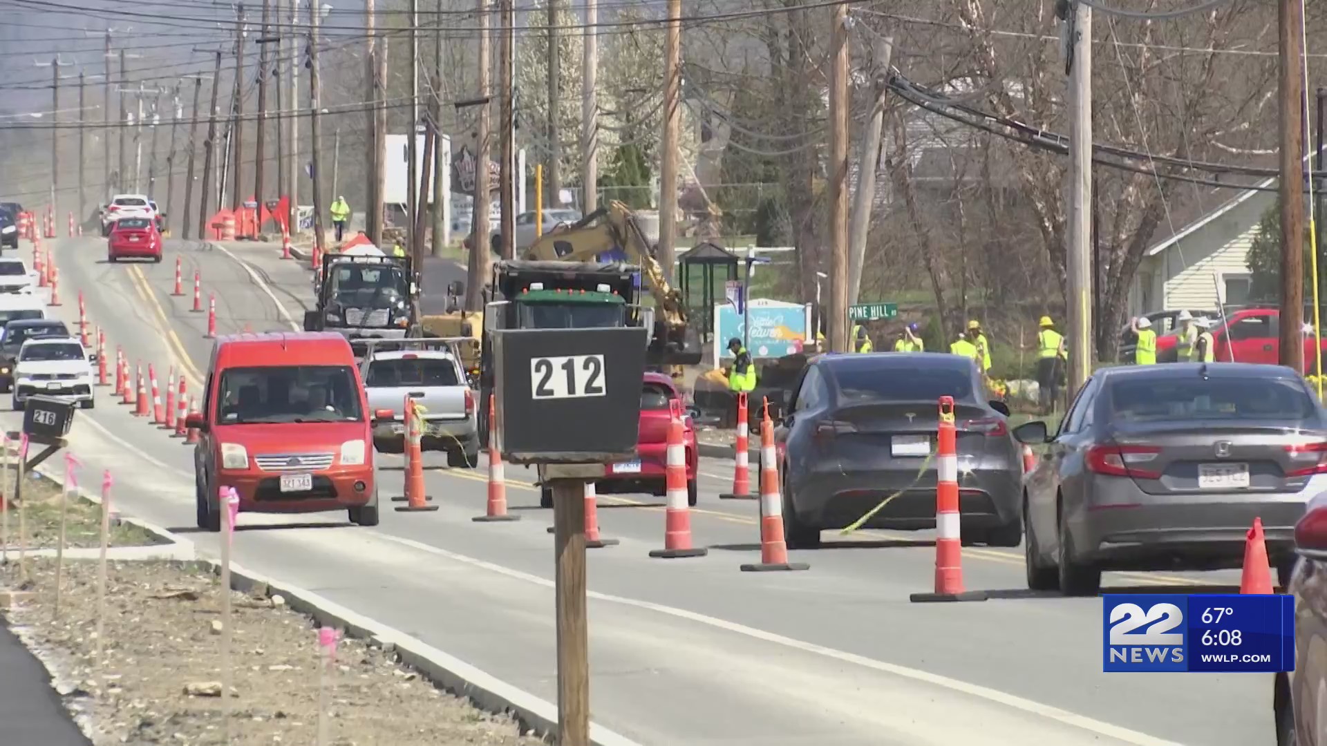 TRAFFIC: Portion of Route 9 in Hadley closed for paving – WWLP