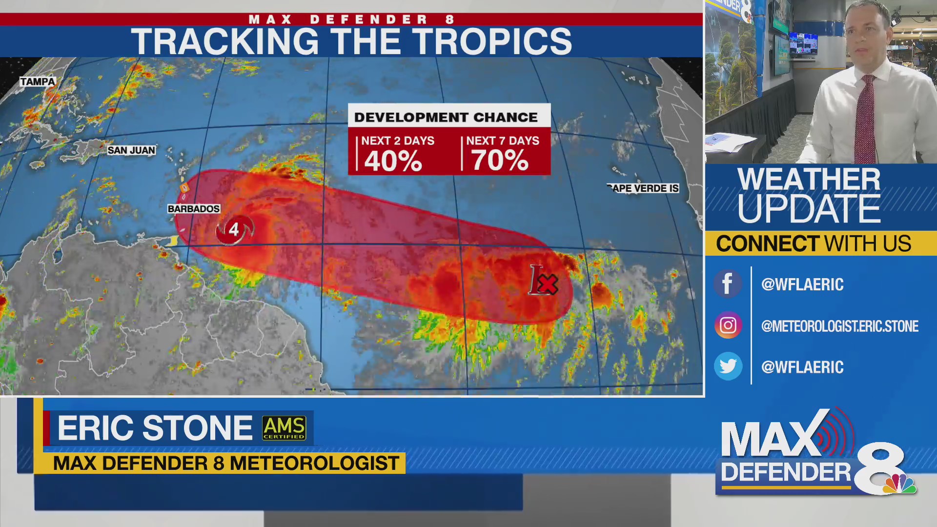 Hurricane Beryl reaches Category 4 strength, making it the earliest Cat ...