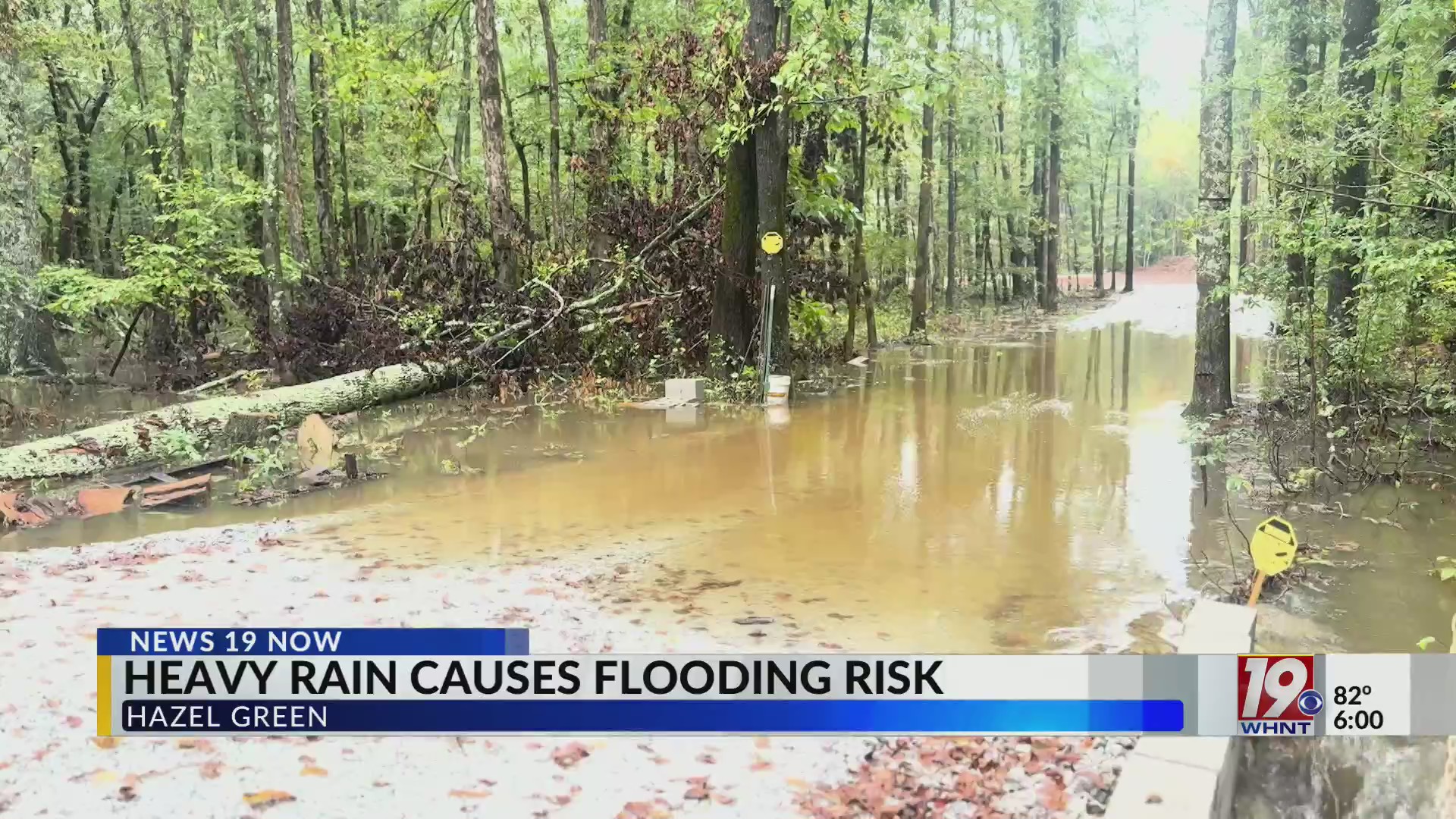 Heavy Rain Causes Flooding Risk | Sept. 23, 2025 | News 19 at 6 p.m ...
