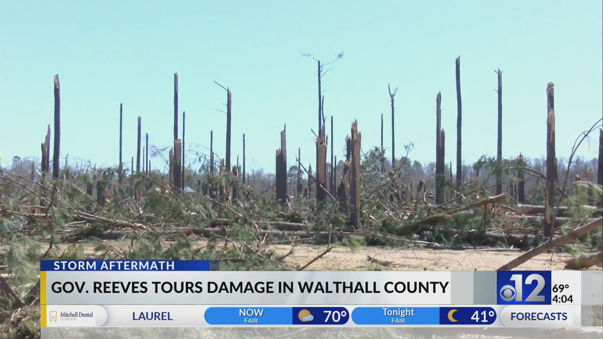 Gov. Reeves tours tornado damage in Mississippi – WKRG News 5