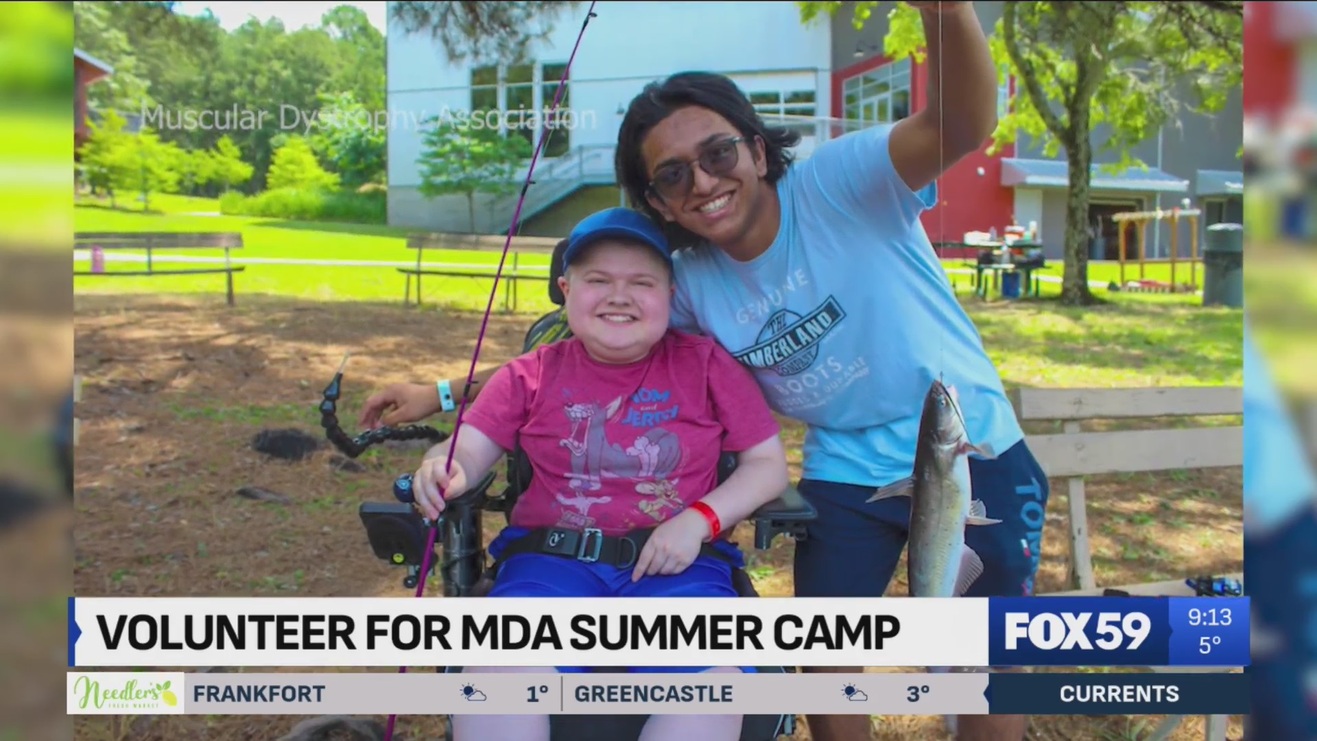 Volunteer for Muscular Dystrophy Association summer camp – Fox 59