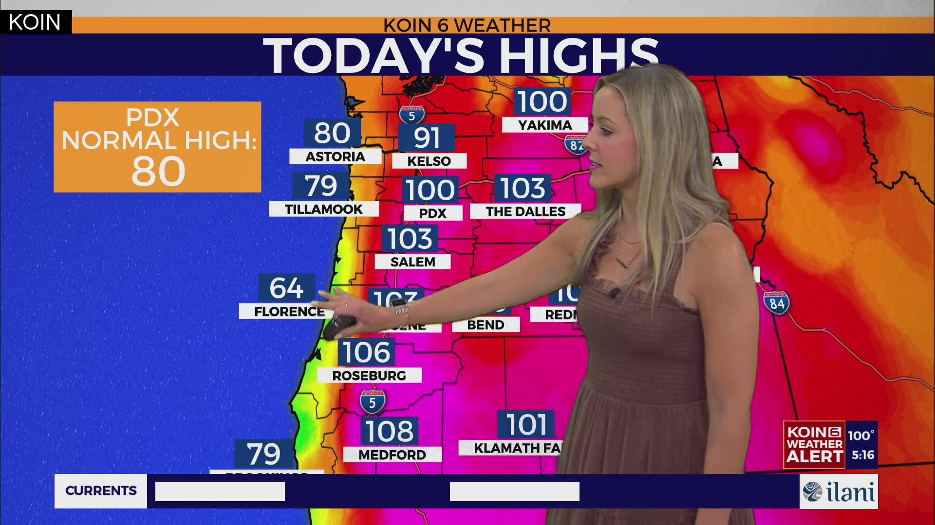 Weather forecast: Portland hits triple digits for the first time this ...