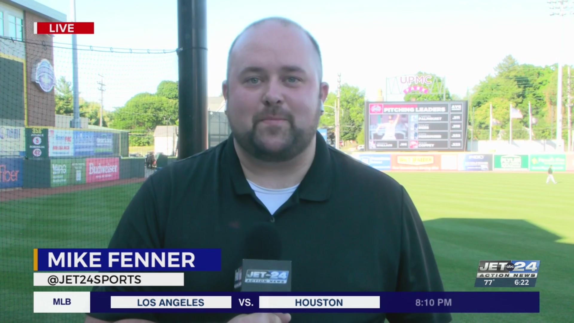 Mike Fenner live from UPMC Park ahead of Erie SeaWolves vs. Altoona ...
