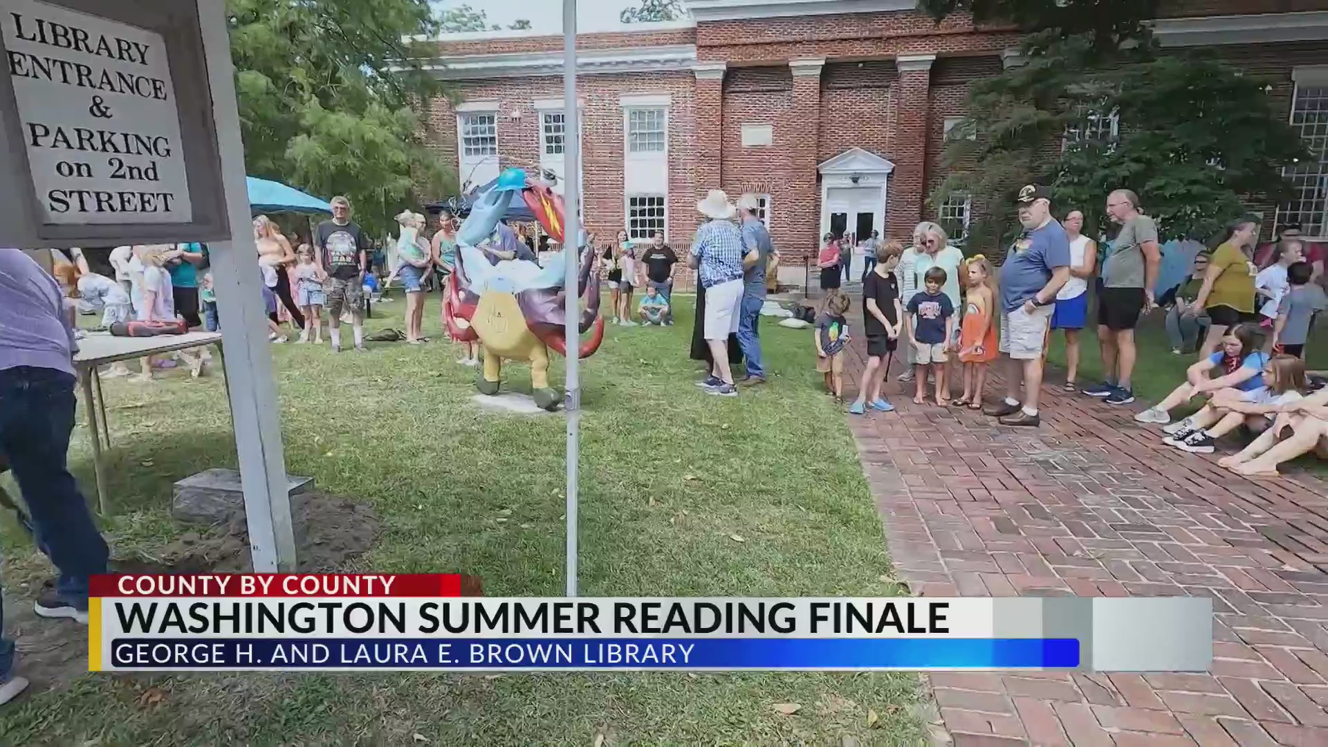 Brown Library marks summer reading finale with a 25-year-old time ...