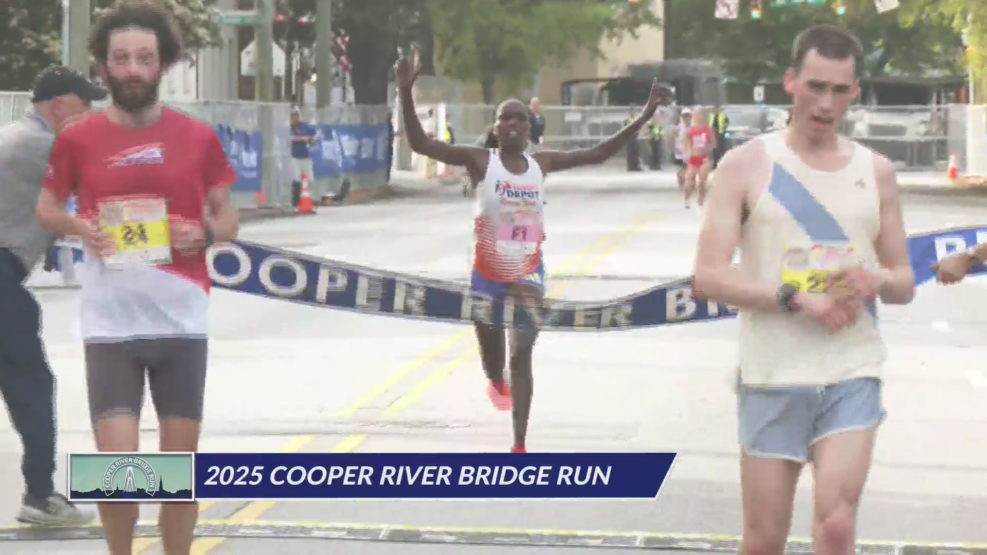 Female elite runner Sarah Naibei wins 48th annual Cooper River Bridge ...