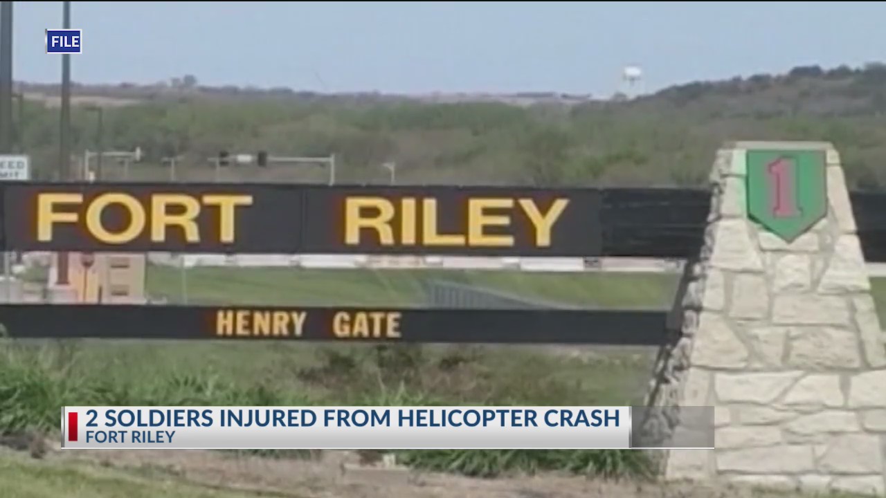 Helicopter crash at Fort Riley leaves 2 soldiers injured – KSNT 27 News