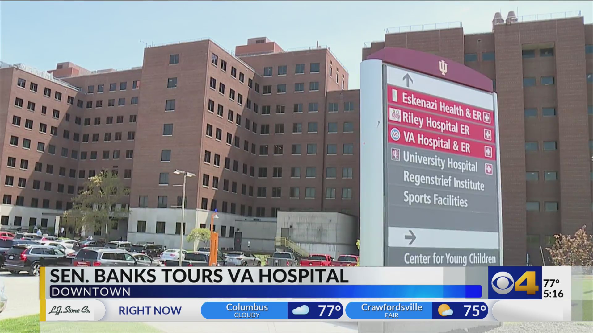 Sen. Banks promises support of new $2B Roudebush VA Medical Center ...
