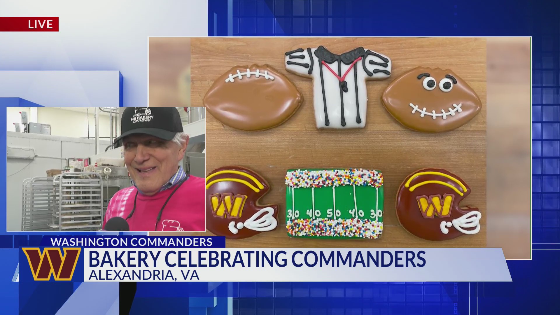 Alexandria bakery celebrates Washington Commanders with sweet treats ...