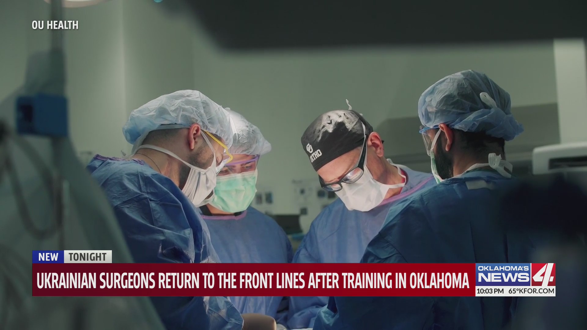 Ukrainian surgeons return to the front lines after training in Oklahoma ...