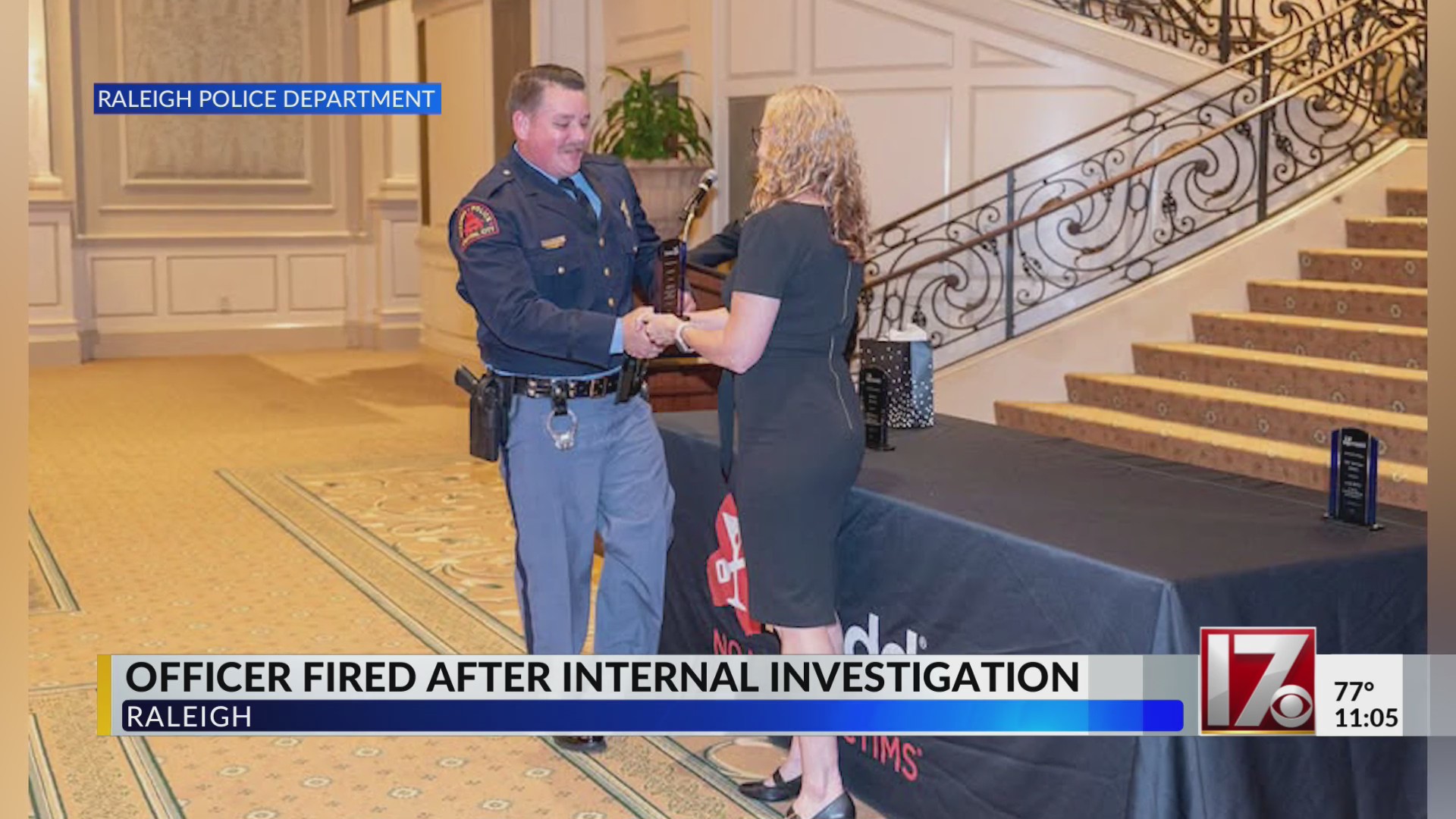 Raleigh officer fired after internal investigation – CBS17.com