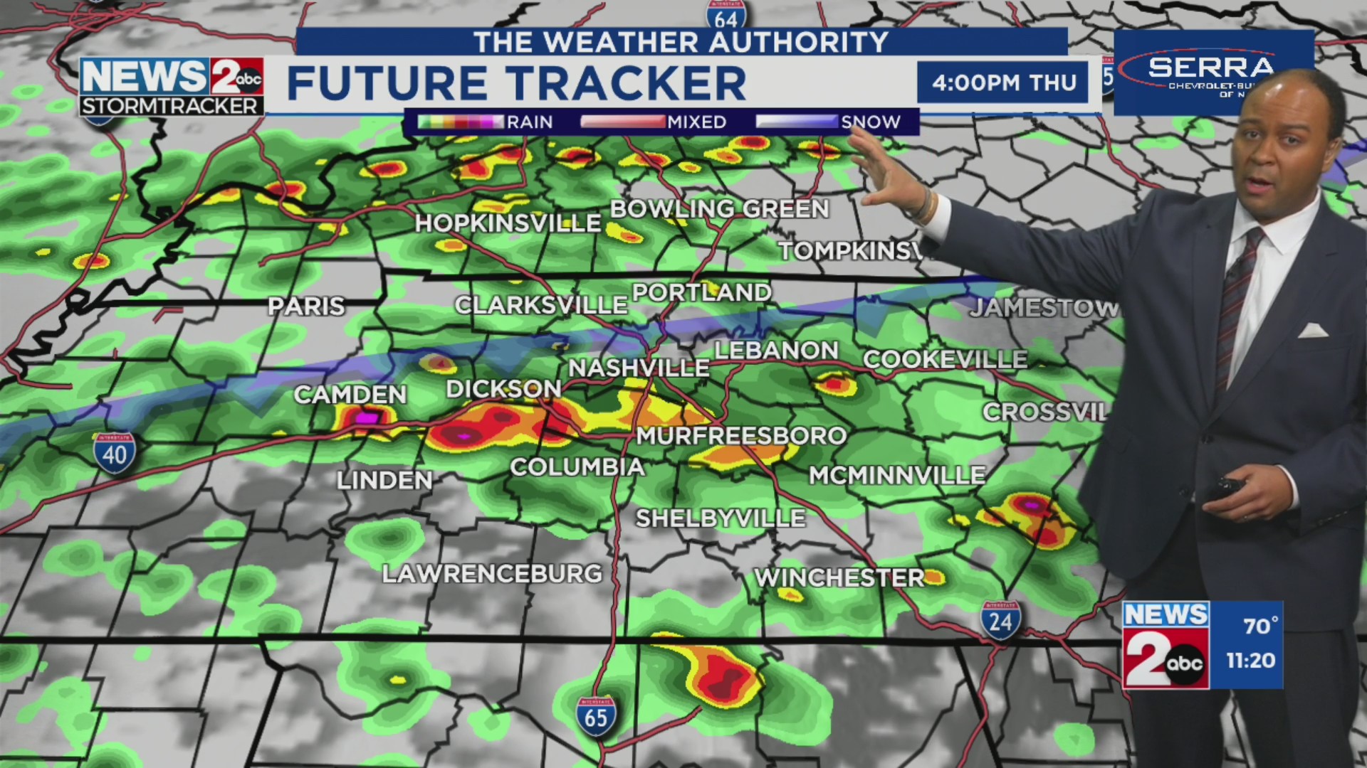 February 6, 2025 Midday Forecast – WKRN News 2