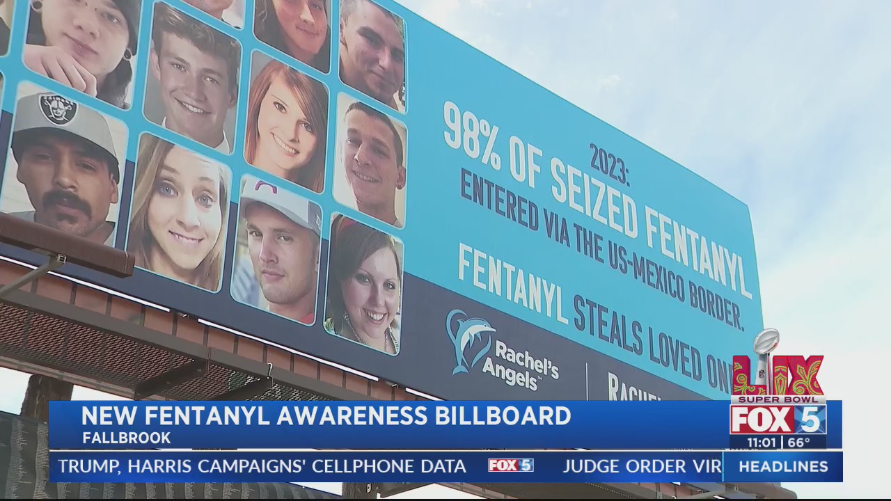 New fentanyl awareness billboard unveiled in Fallbrook – FOX 5 San ...