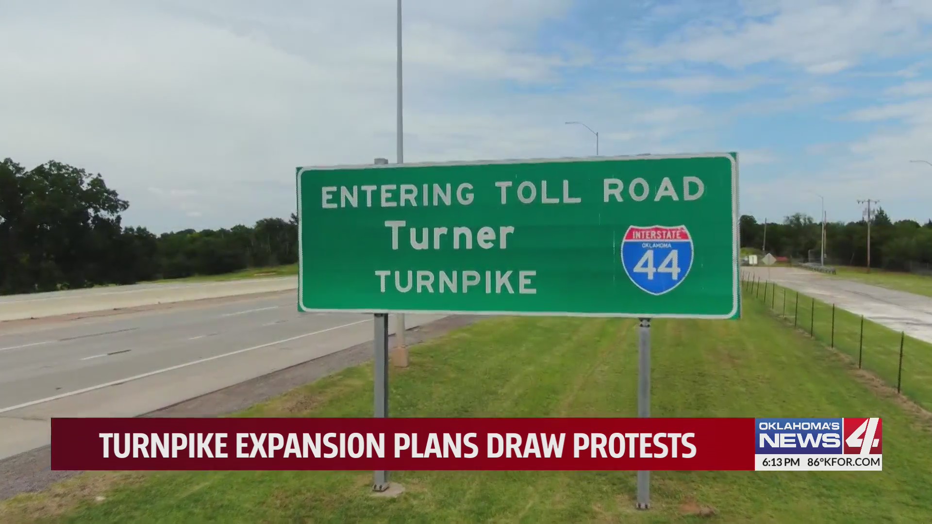 Turnpike expansion plans draw protests – KFOR.com Oklahoma City