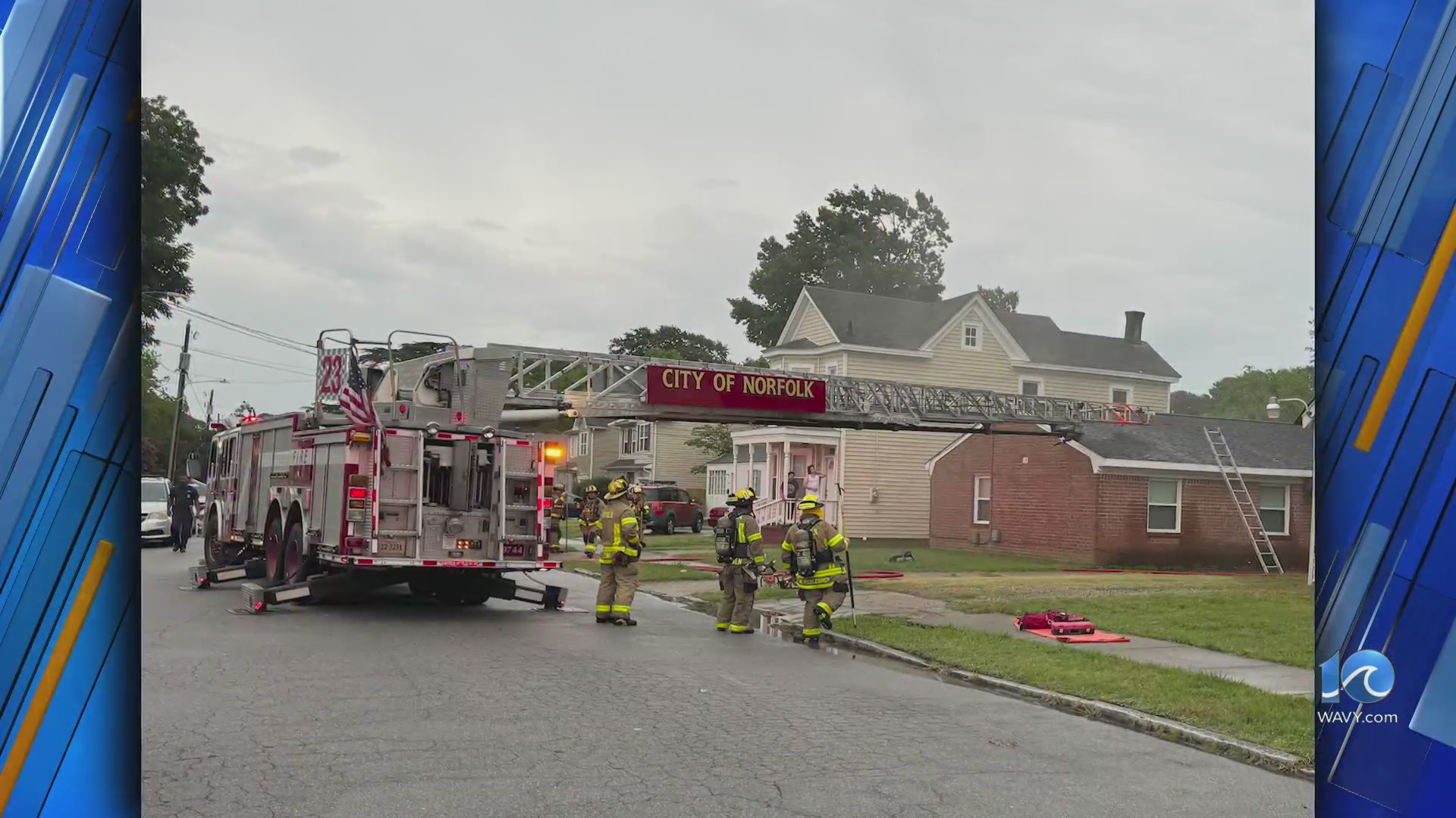 Norfolk Fire crews respond to commercial fire – WAVY.com