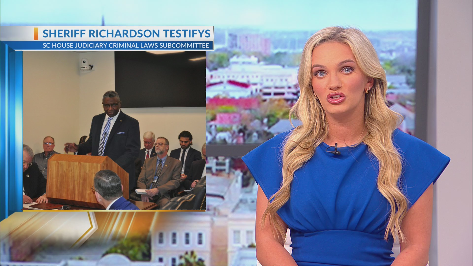 DCSO sheriff testifies before SC House criminal law subcommittee – WCBD ...