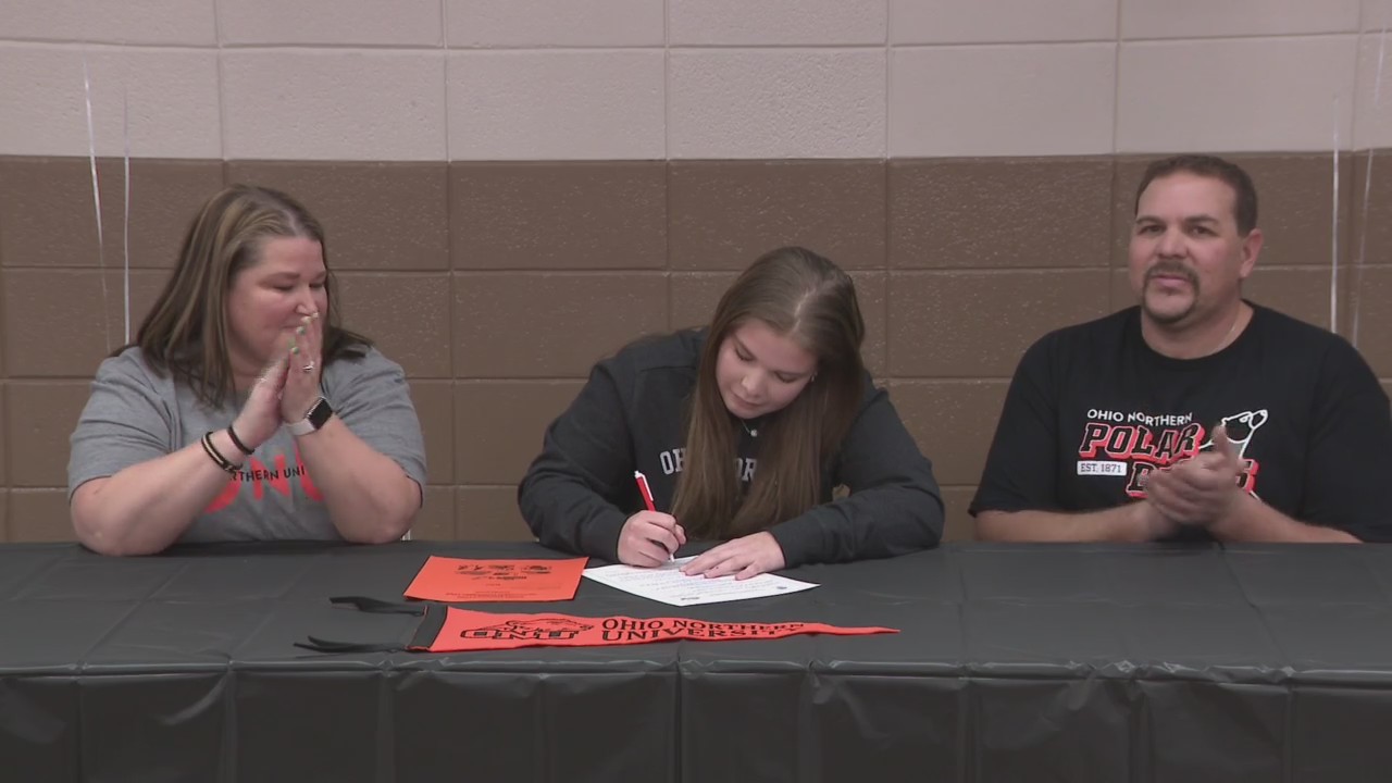 Five Northrop High School seniors sign for college on March 18, 2025 ...