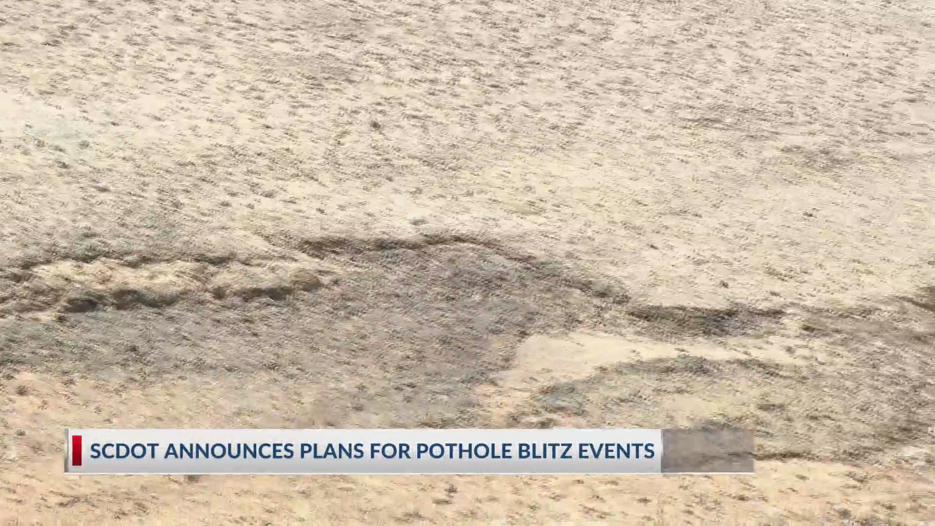 SCDOT announces plans for “Pothole Blitz” – WCBD News 2