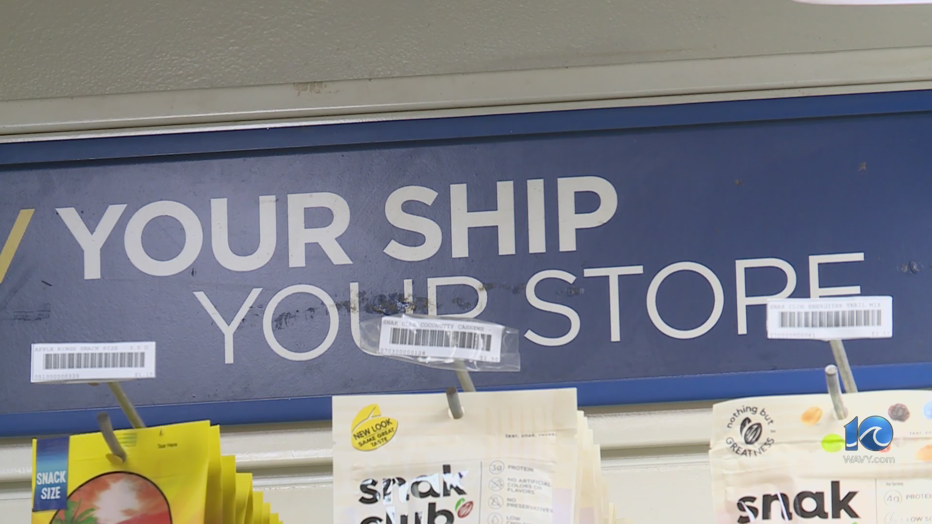 WAVY’s Navy Ship Salute: U.S.S. Gravely — A look at the ship store ...