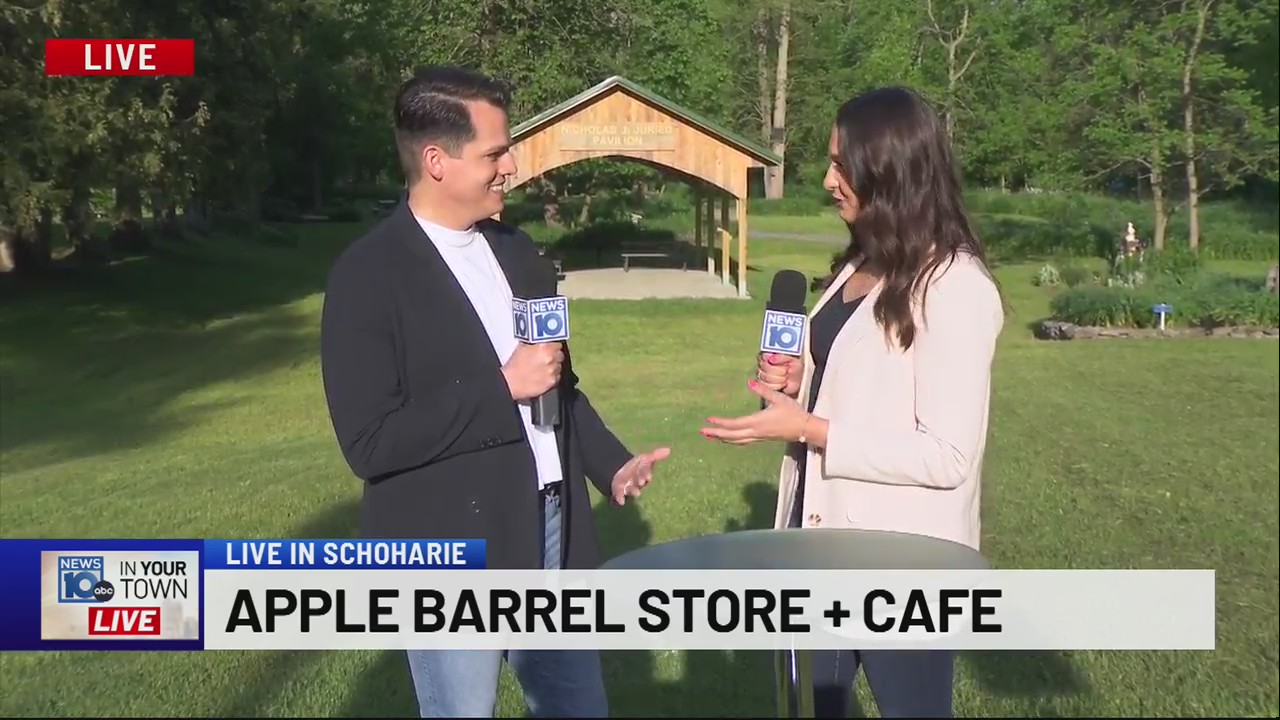 Live from Schoharie talking about the Apple Barrel Store and Cafe ...