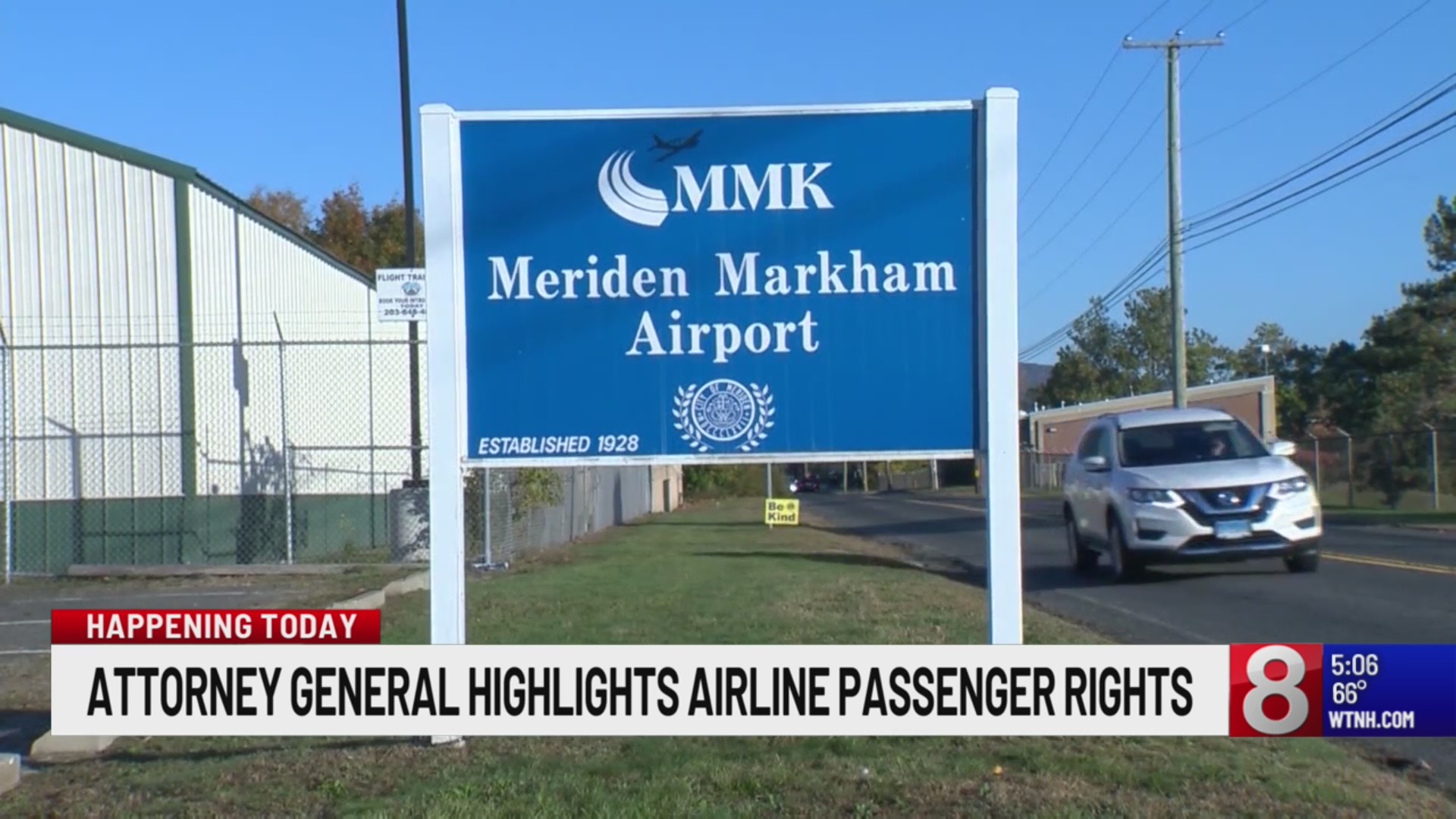 Blumenthal to announce $448K grant for new hangar at Meriden-Markham ...