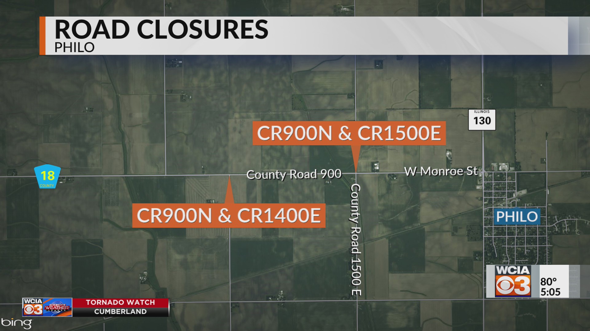 Culvert replacement closing rural intersection near Philo – WCIA.com