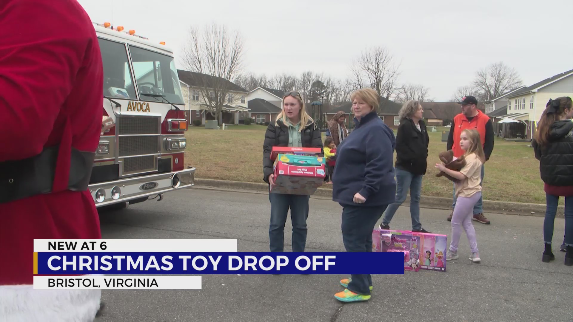 Santa makes early stop in Bristol, Virginia for Christmas Toy Drop ...