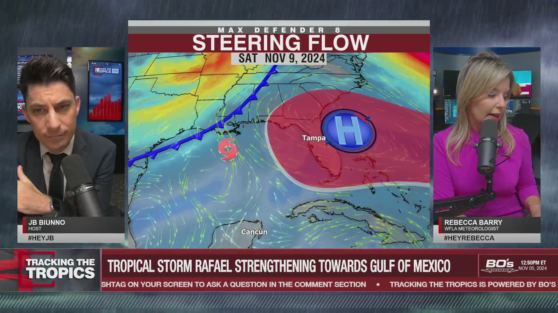Breaking down the latest track for Tropical Storm Rafael | Tracking the ...