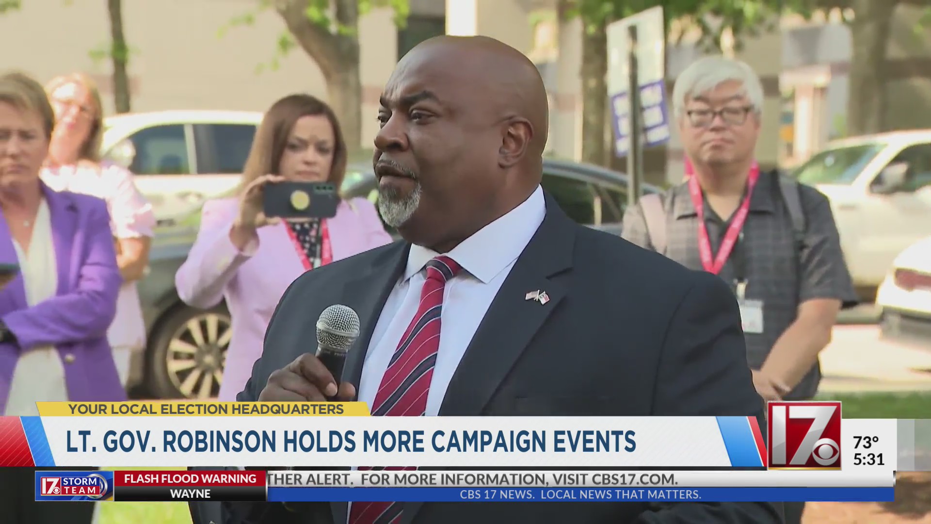 Mark Robinson blitzes the state as polls show Josh Stein leading NC ...