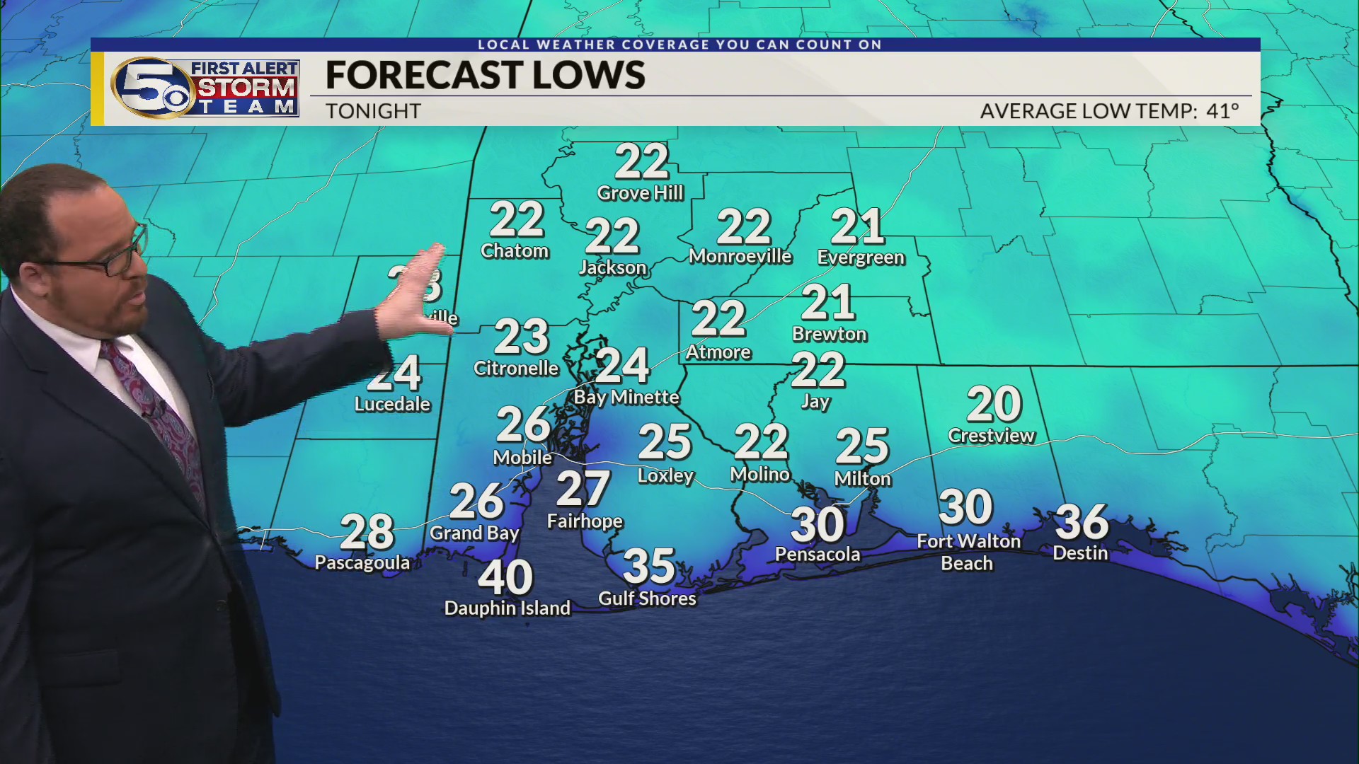9pm Friday Main Weather – WKRG News 5