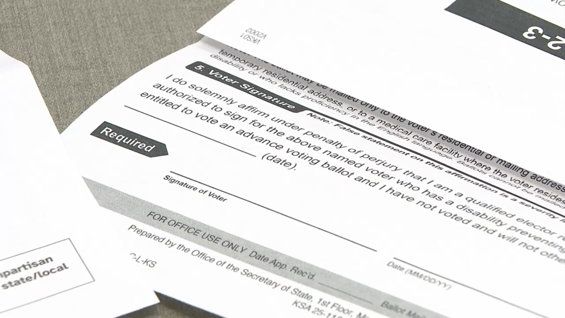 JoCo alerts about advance voting application issue – FOX 4 Kansas City ...