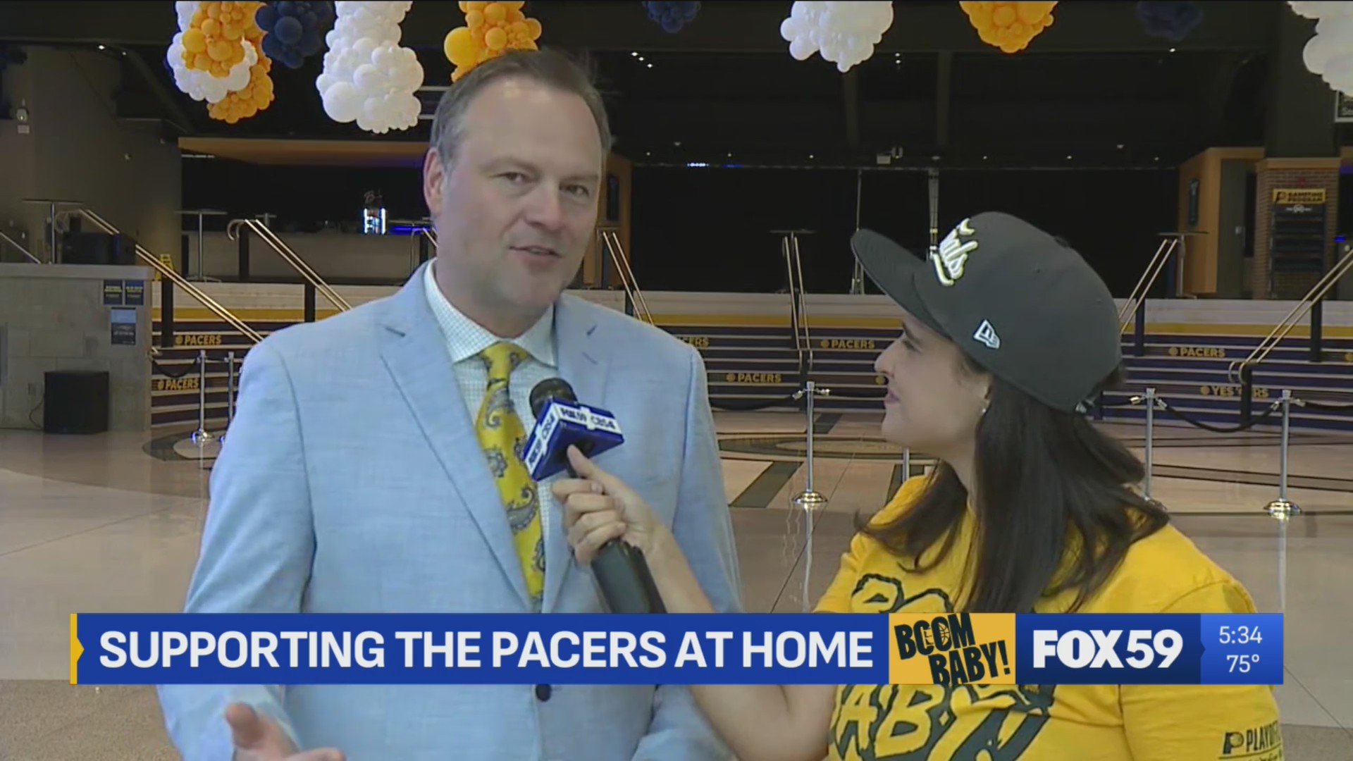 Supporting the Pacers at home with Jeremiah Johnson – Fox 59