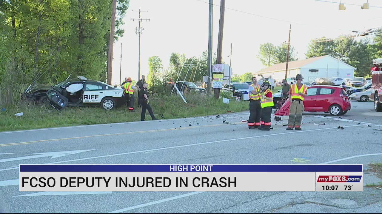Forsyth County deputy hurt in crash – FOX8 WGHP