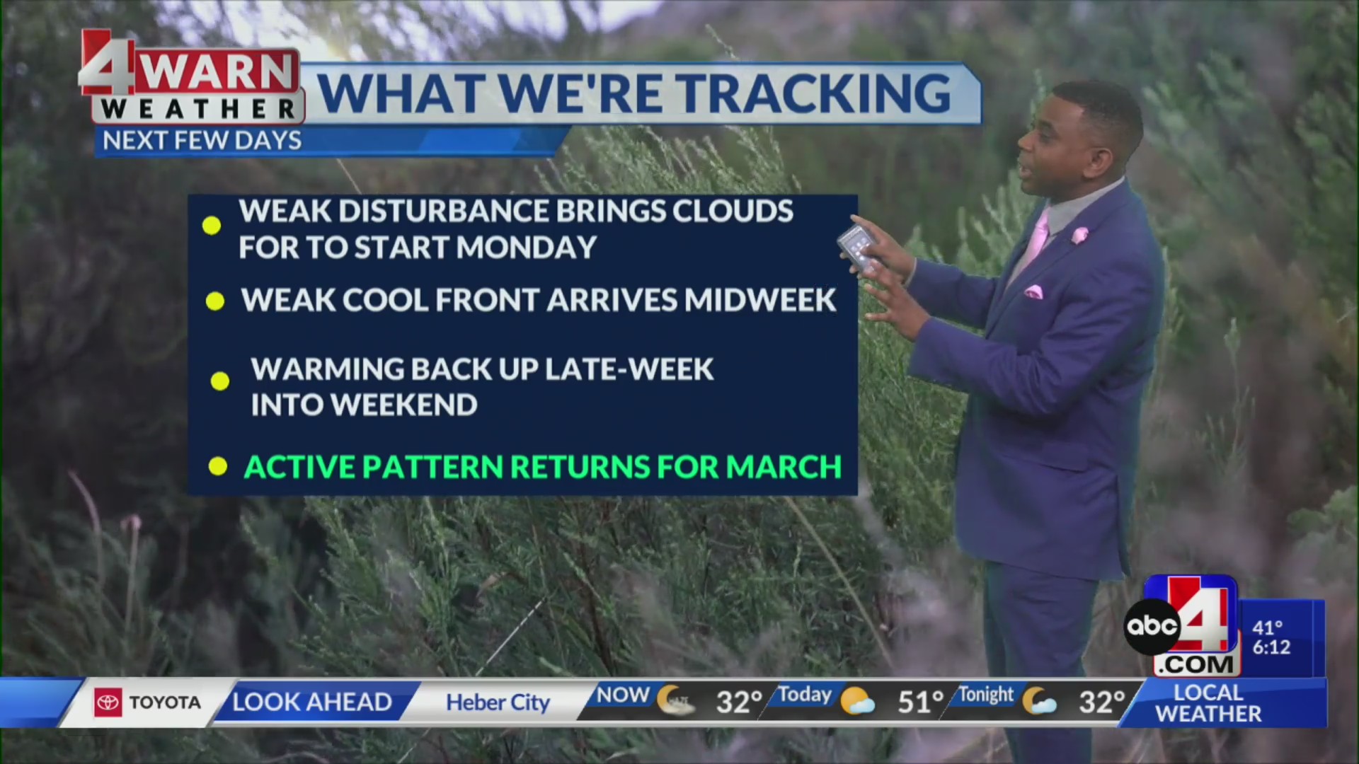 Warm and mild temperatures start Utah’s work week – ABC4 Utah
