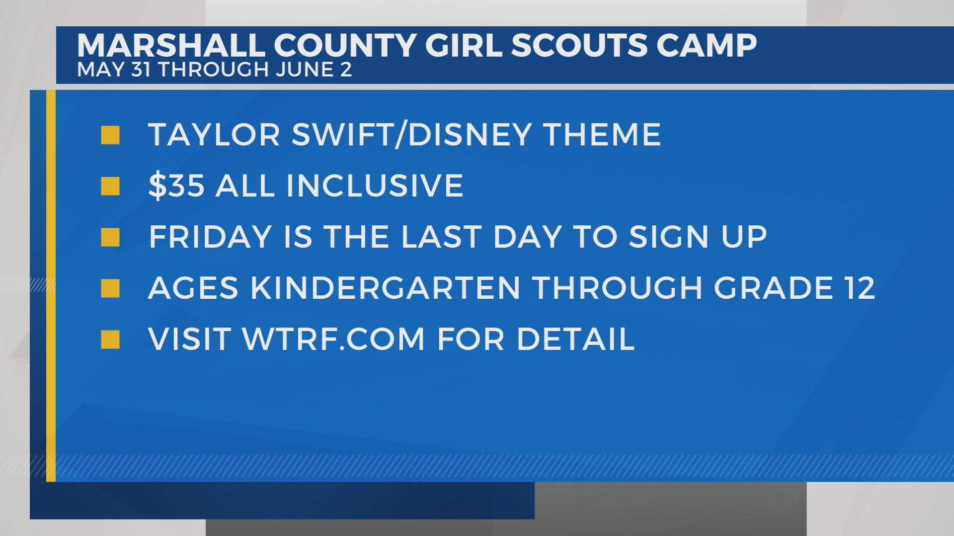 Local girl scouts troop hosting Taylor Swift and Disney theme summer ...